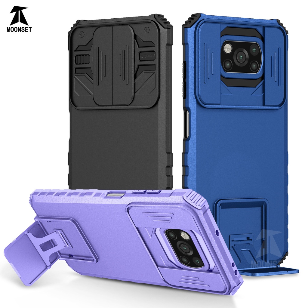 For Xiaomi POCO X3 NFC / X3 Pro POCO M3 Pro 5G Case With Slide Camera ...