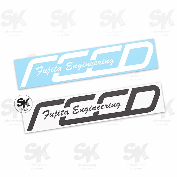FEED Fujita Engineering Logo Cutting Sticker Vinyl | Shopee Malaysia