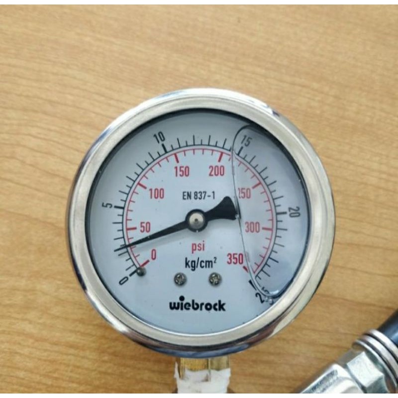 Pressure Gauge 25kg/Bar 350 psi Manometer Racket measuring Pressure ...