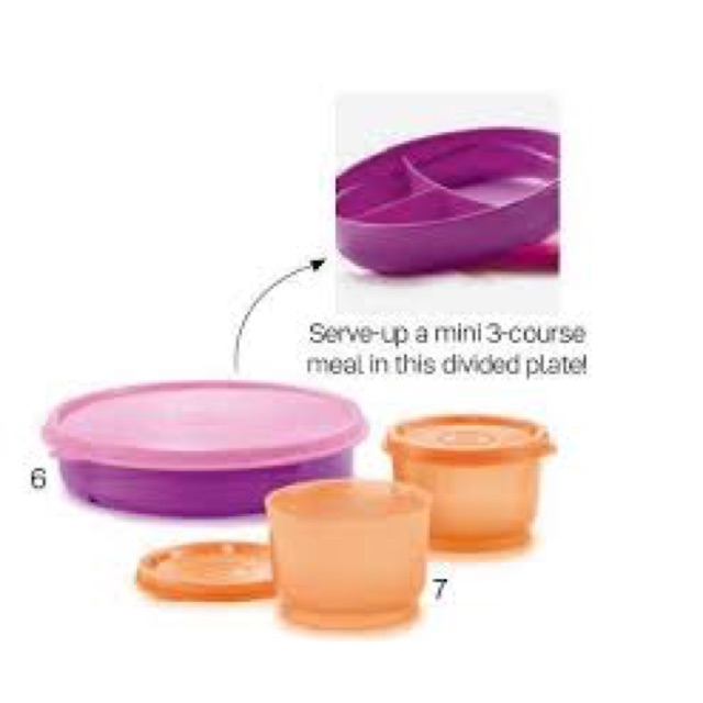 Tupperware Twinkle Feeding Set (3) | Shopee Malaysia