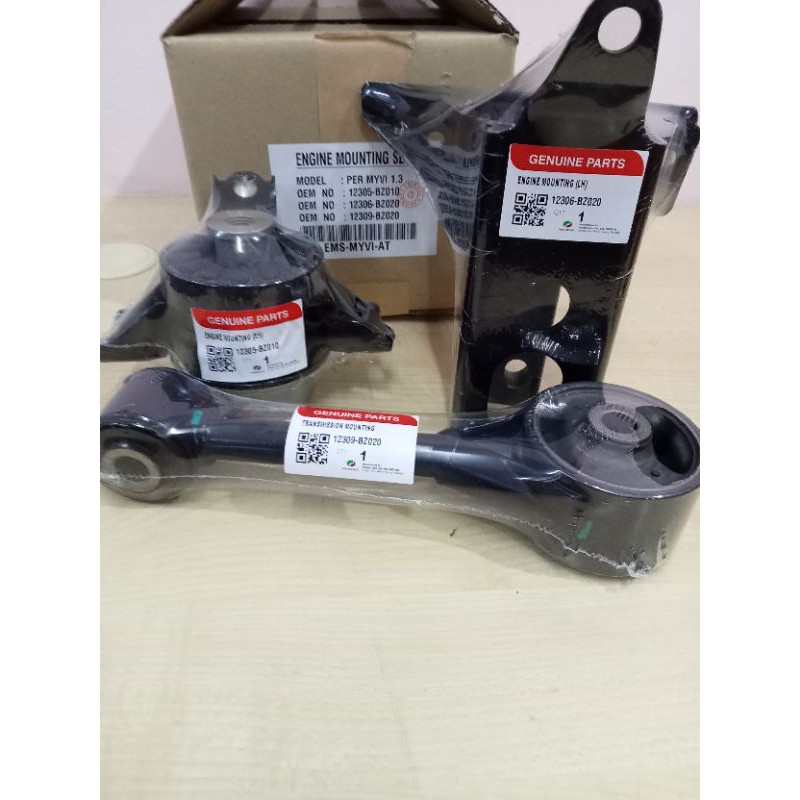 PERODUA MYVI 1.3 AUTO ENGINE MOUNTING SET (3PCS) ORIGINAL | Shopee Malaysia