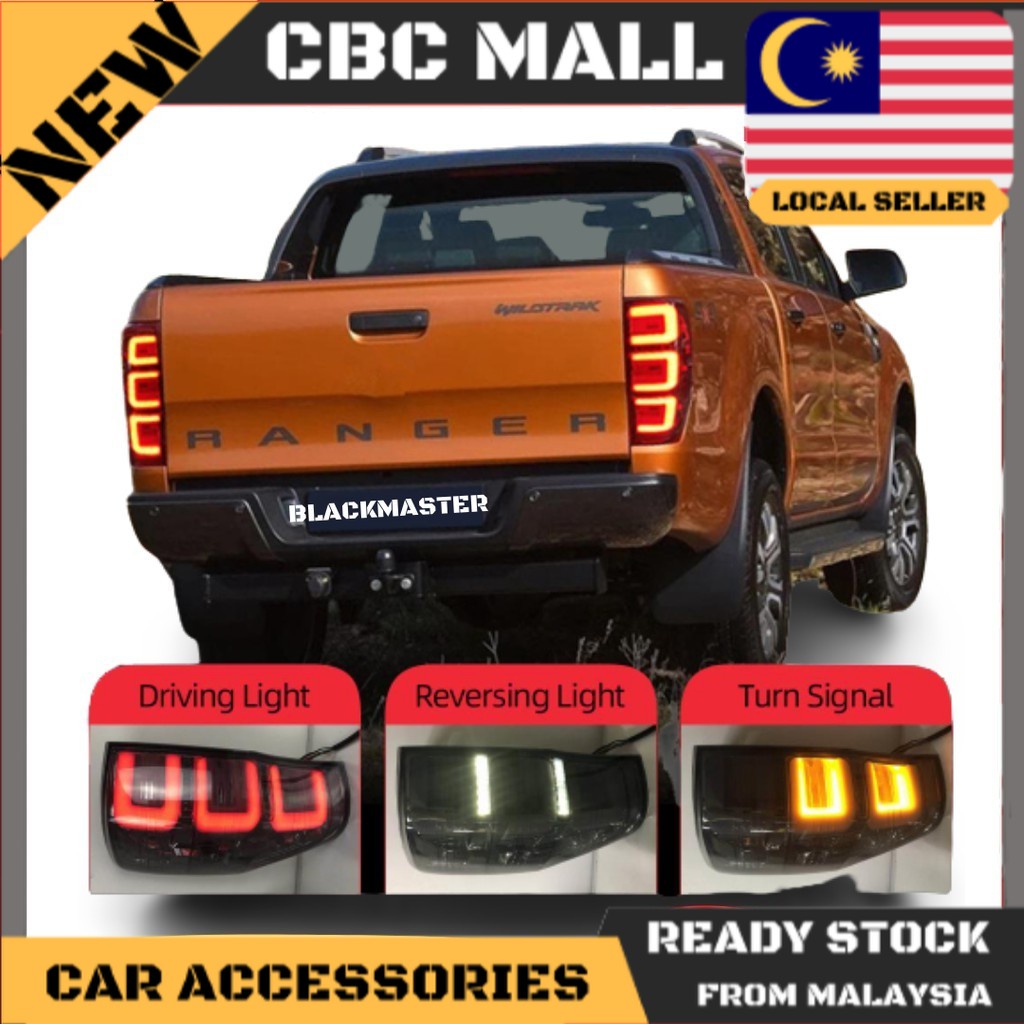New Ford Ranger Running Led Tail Lamp T6/T7/T8/ Smoke 2011-2020 ...