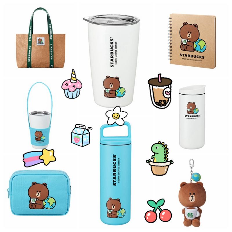Starbucks X Line Friends 2022 Merchandise | Shopee Malaysia