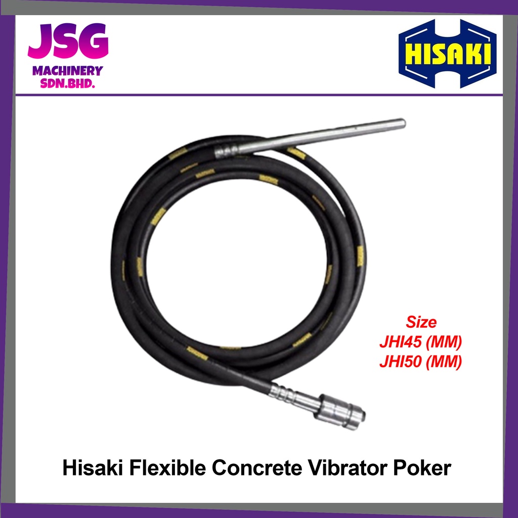 Hisaki 45mm / 50mm Flexible Concrete Vibrator Poker. | Shopee Malaysia