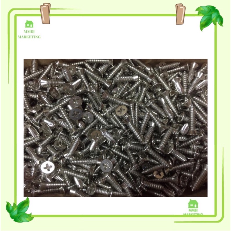 [READYSTOCK] Arrow And MK BRAND TAPPING SCREW VARIOUS SIZES (BOX-1000 ...