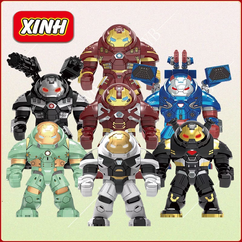 Assembled building blocks Minifigures toys Marvel robot minifigures ...