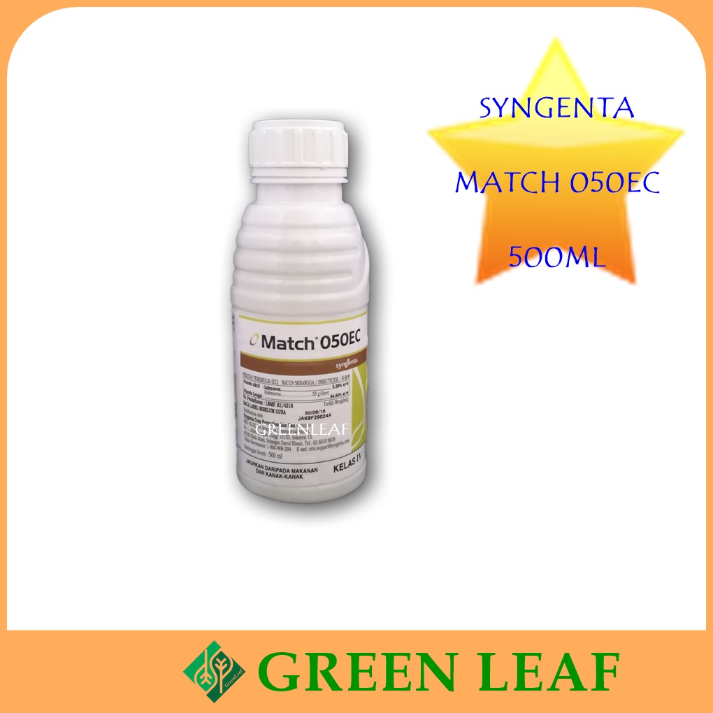Match 050EC Syngenta 500ML Lufenuron 5.36% Racun Ulat Larva Telur ...