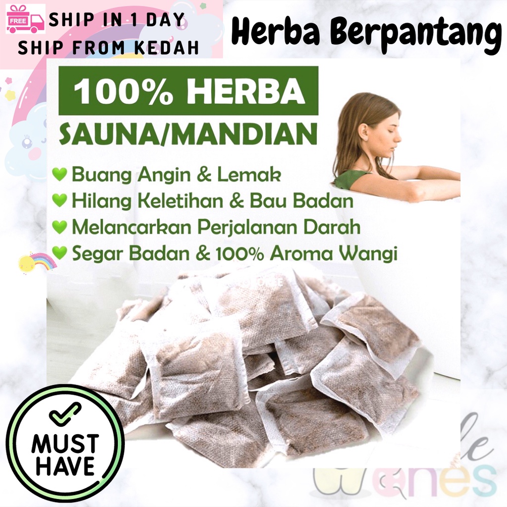 🌿100% Uncang Herba Sauna/Mandian🌿Herbal Untuk Kurus Buang Toksik Lemak ...