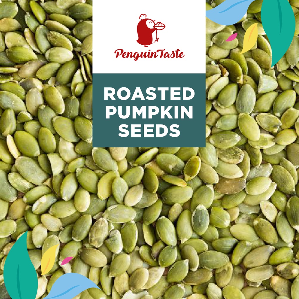 HALAL Roasted Pumpkin Seeds by PENGUIN TASTE/ Healthy Snack/ JAKIM ...