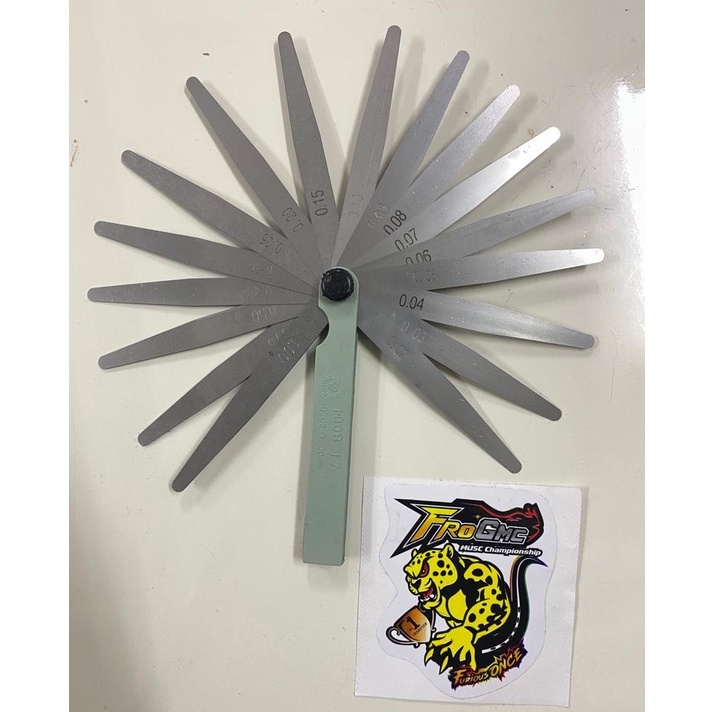 Piston Ruler Valve Tappet Ruler Set Pembaris Valve Adjuster Feeler ...