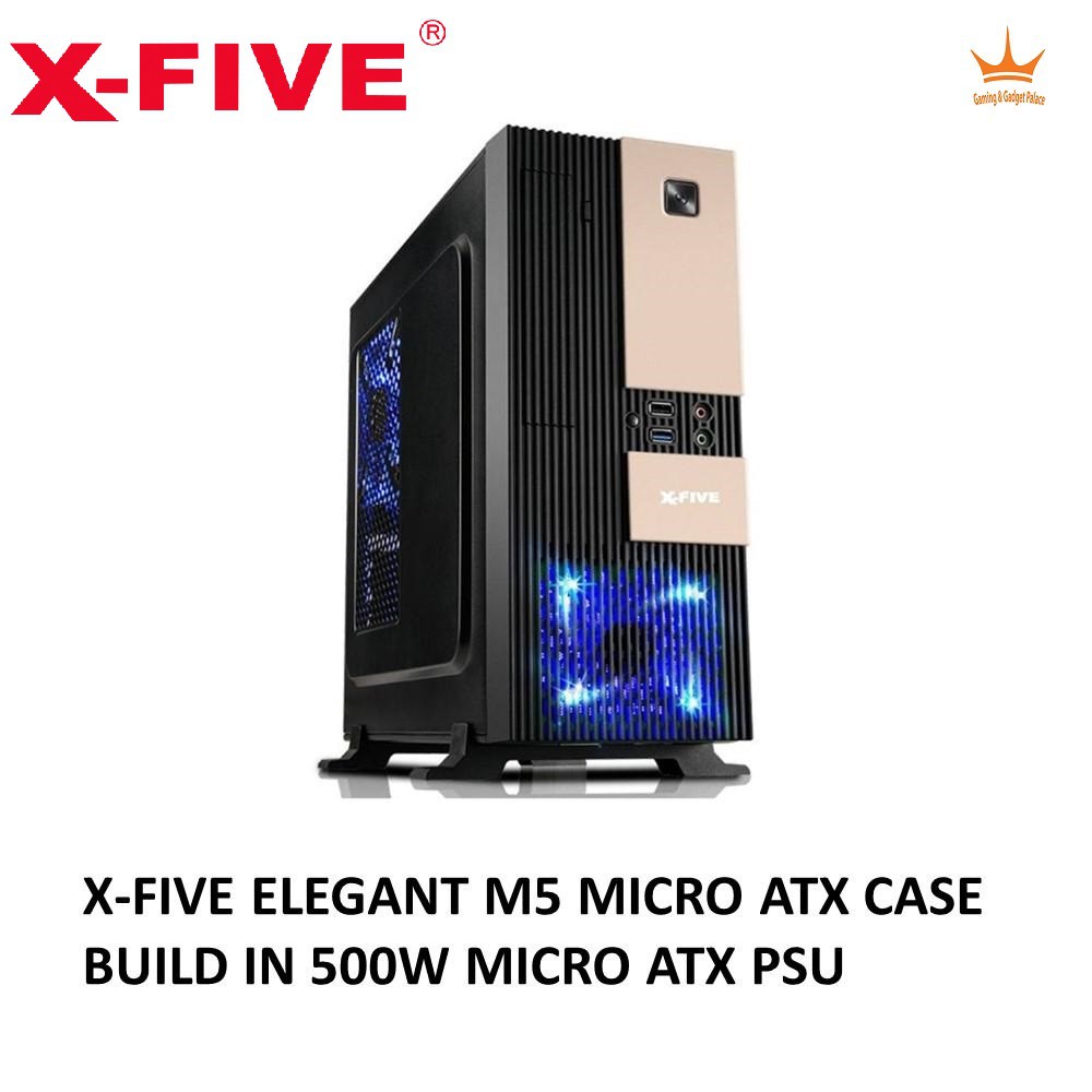 X-Five Elegant M5 Micro Atx casing | Shopee Malaysia