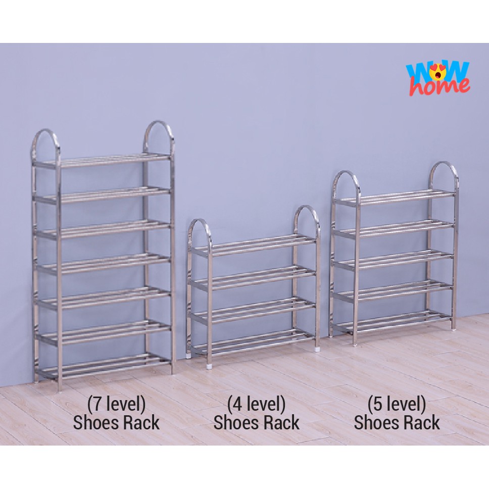 High Quality Stainless Steel Shoe Rack (4 level, 5 level, 7 level ...