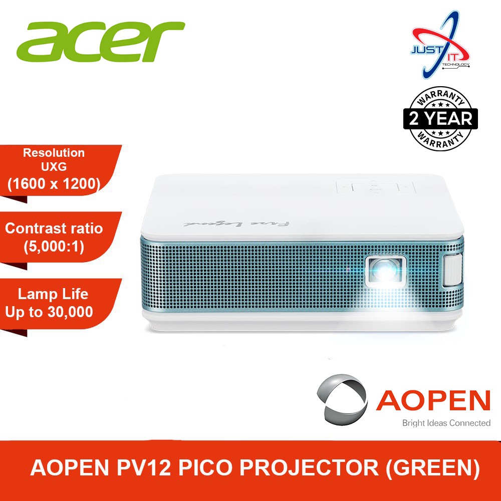 Acer Aopen PV12 PICO Projector (Green) | Shopee Malaysia