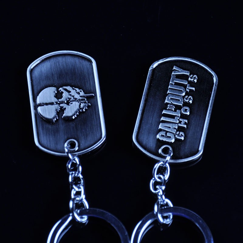 Call of Duty Keychain Rantai Kunci COD Ghosts Keyring Game 3D Keychain ...