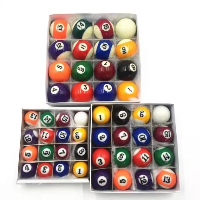 Mini Pool Ball Polyester Resin 25MM / 32MM/ 38MM Children Billiards ...