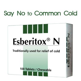 Esberitox N Traditionally used for Cold 100 Chewable Tablets | Shopee ...