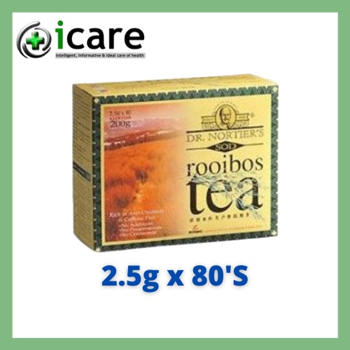 DR. NORTIER'S SOD ROOIBOS TEA 2.5G x 80'S ( EXP DATE : 12/2027 ...