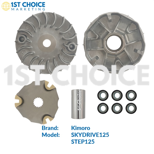 KIMORO Pulley Set (with Pulley, Drive Face, Back Plate, Collar, Flyball ...