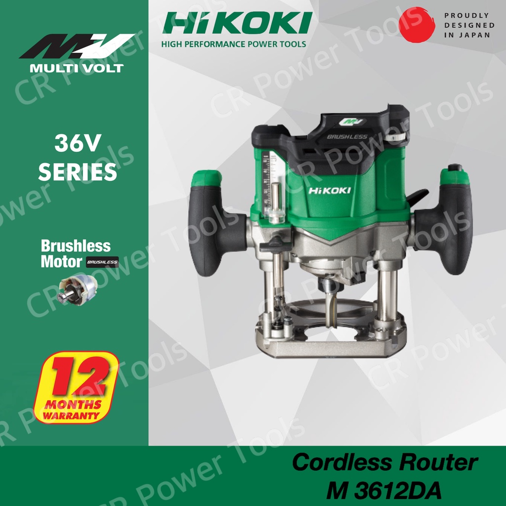 HIKOKI CORDLESS ROUTER M3612DA 36V SOLO/SET | Shopee Malaysia