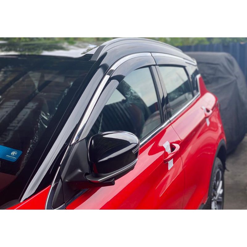 Proton X50 Nazuka Door Visor Stainless Steel Chrome 4pcs set Made In Malaysia Shopee Malaysia