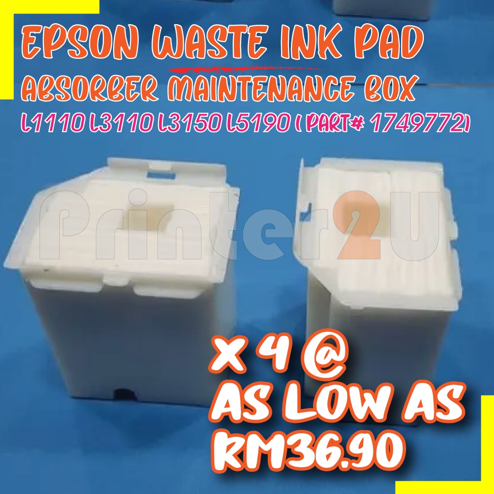 100% Compatible L1110 L3110 L3150 L5190 Epson / Waste Maintenance box ...