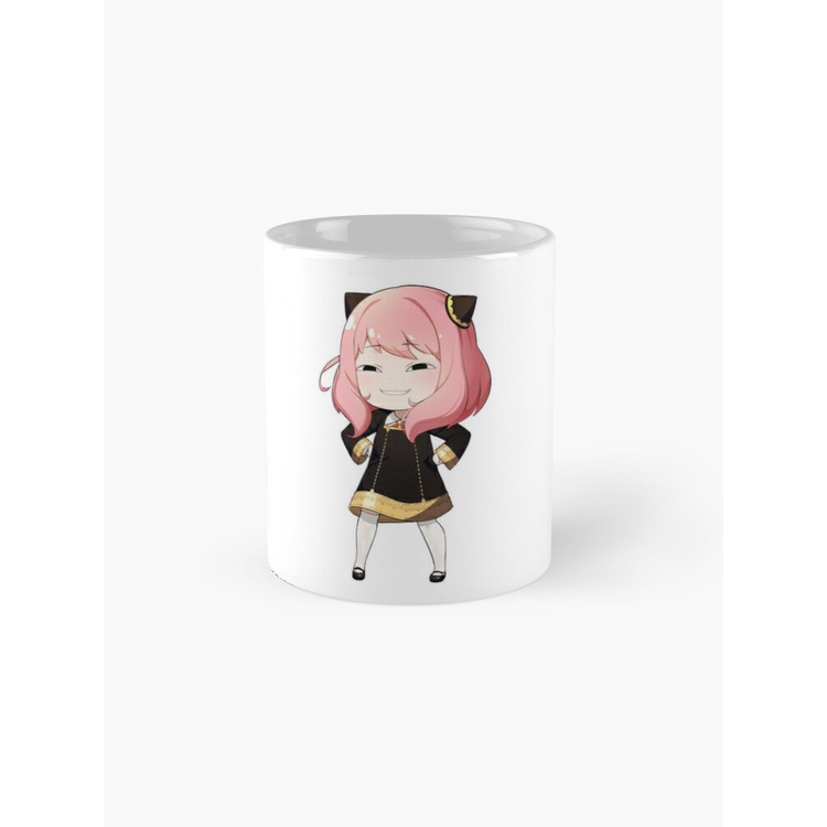 Anya Forger (Joke / Smiley Face) Spy X Family Chibi Anime Cup Fanart ...