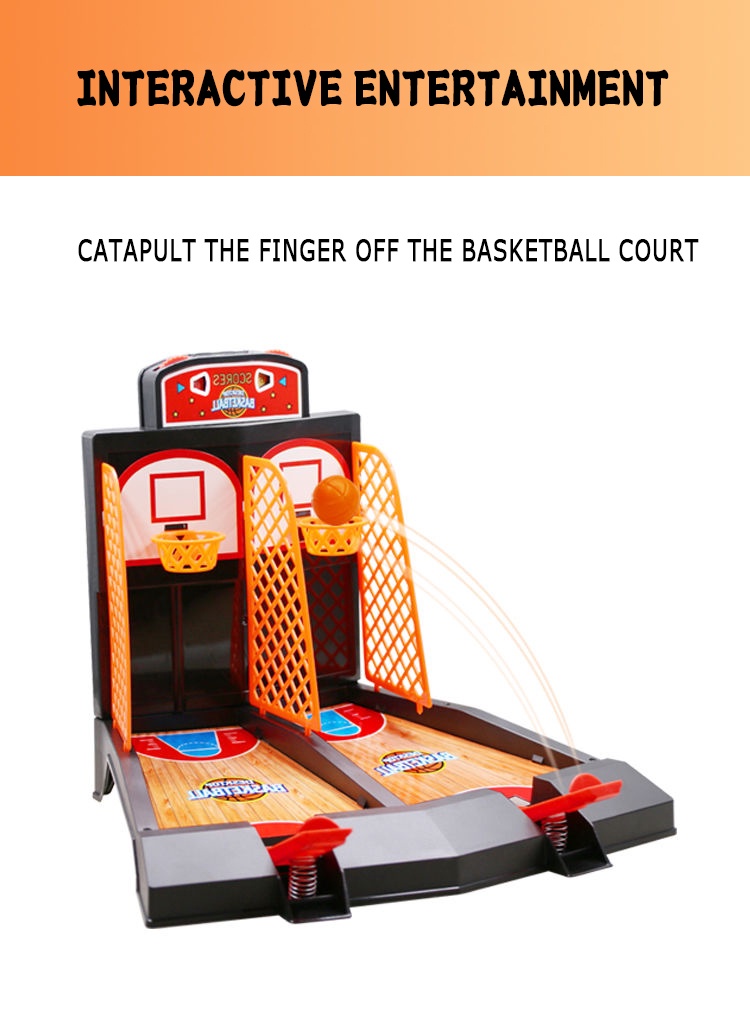 Mini Basketball 2 Players Funny Child Family Table Game Classic Arcade ...