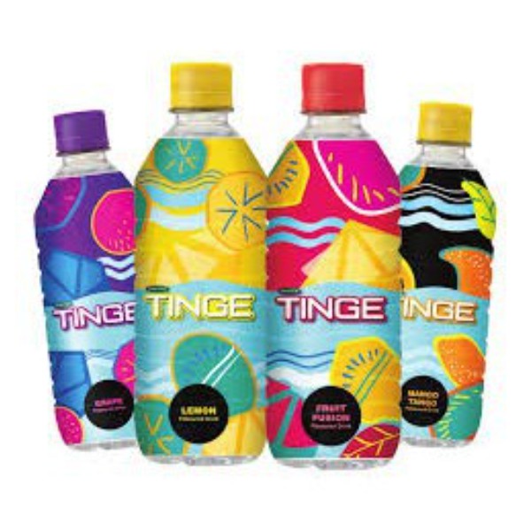 SPRITZER - TINGE "Fruit Fusion / Mango Tango / Grape / Lemon" Flavoured Drink (500ml x 1 ...