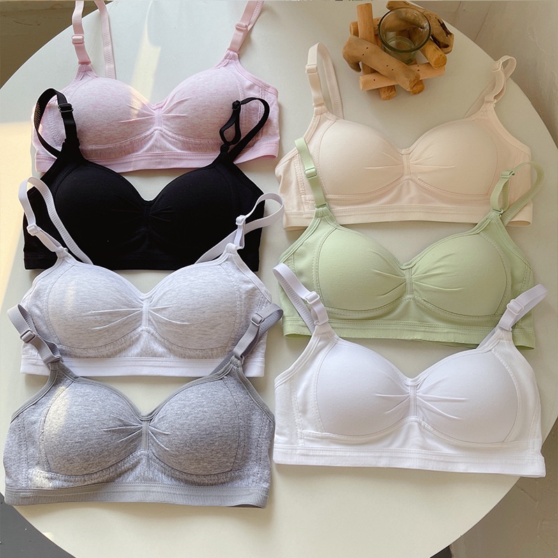 Girls bra thin section comfortable and breathable no wire students ...