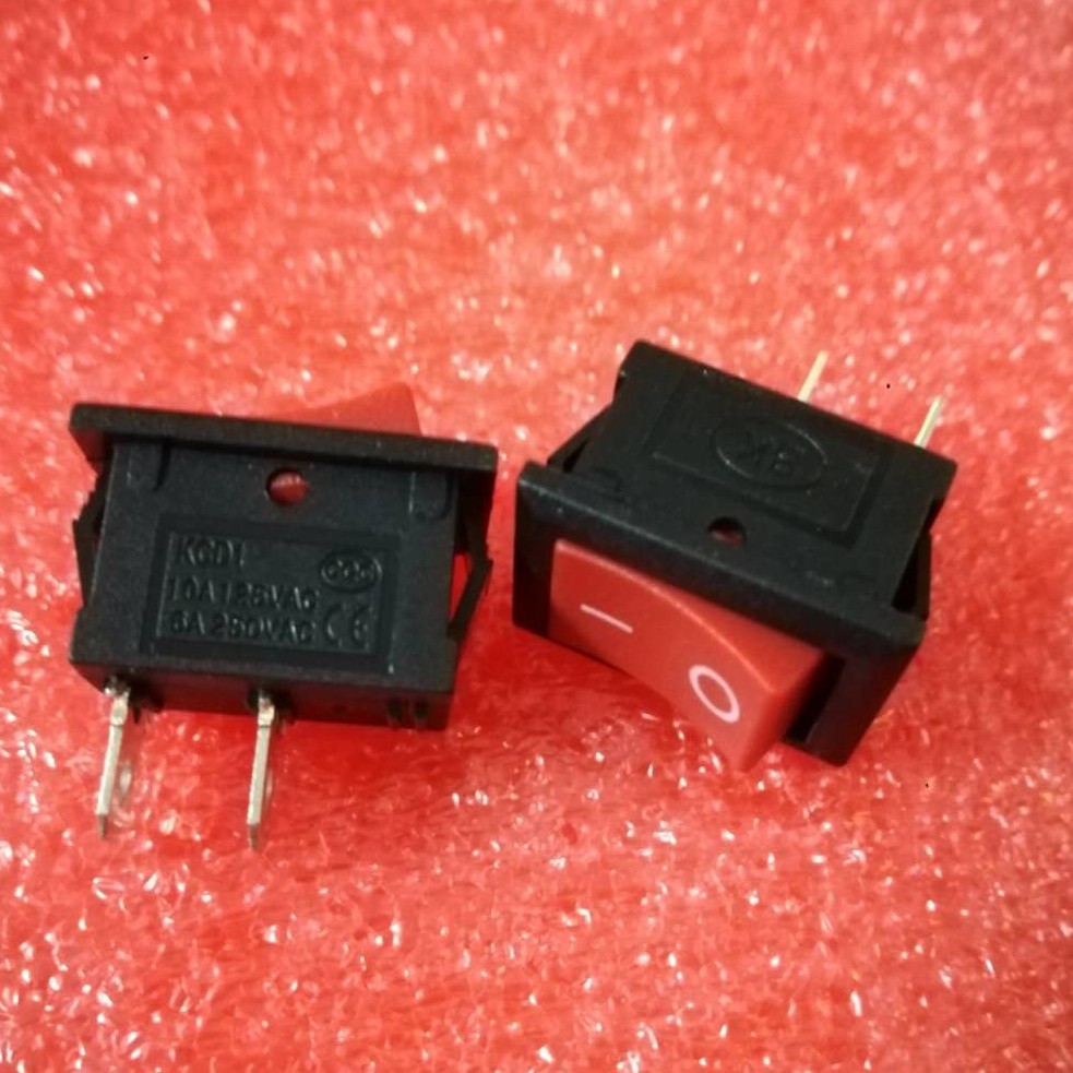 20pcs ON / OFF Rocker Switch KCD1-101 15*21 Warping Power Switch 6A ...