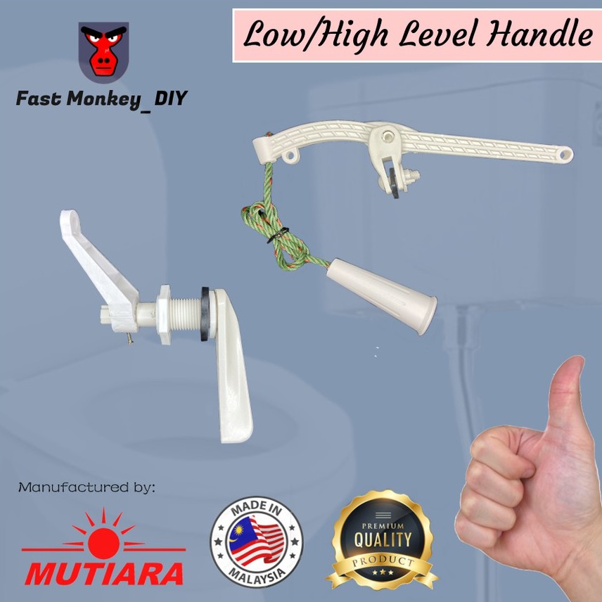 Mutiara High Level Handle / Low Level Handle / Flush System / Cistern ...