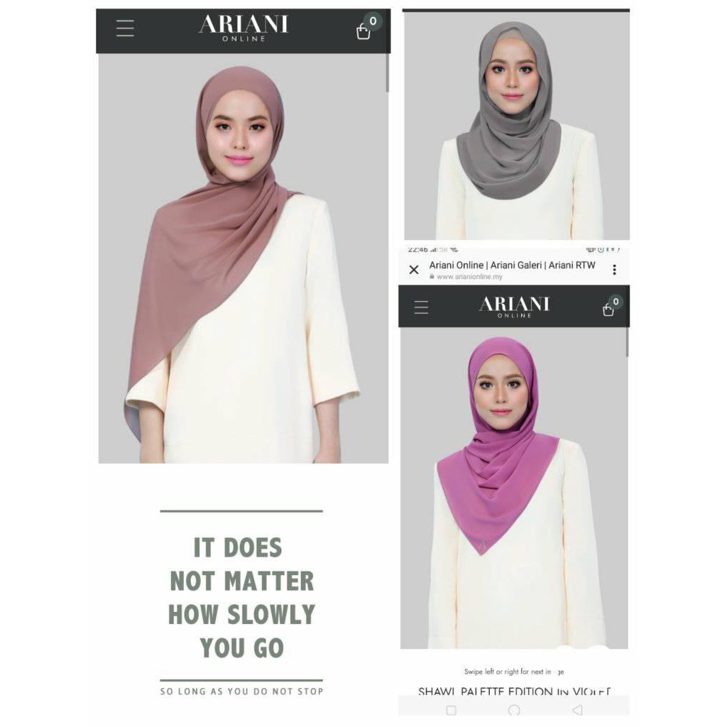 PRELOVED ARIANI SHAWL | Shopee Malaysia