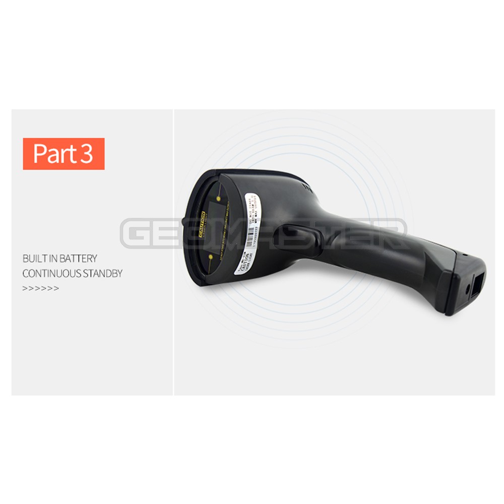 Geomaster Barcode Scanner 2D Wireless Barcode Scanner Scan QR Code ...