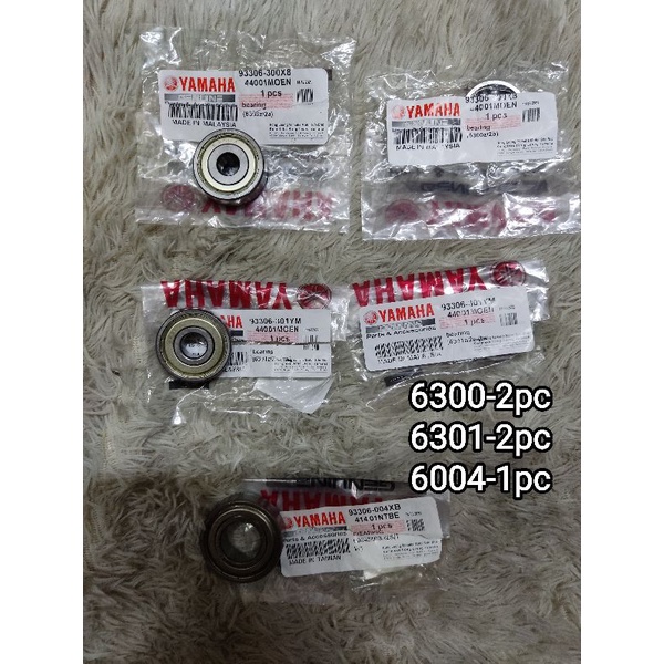 100% Original HLY BEARING Rim YAMAHA LC135 SRL Y125 Y125ZR 125Z 125ZR ...