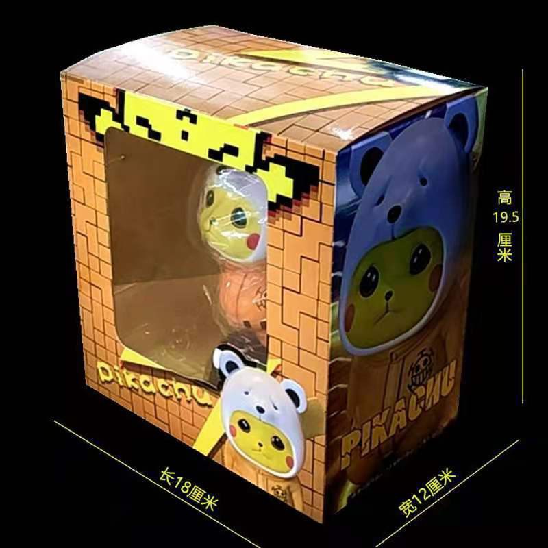 ONE PIECE GK PIKACHU COS BEPO BEAR CUTE FIGURE FIXED POSE 17CM FIGURE ...
