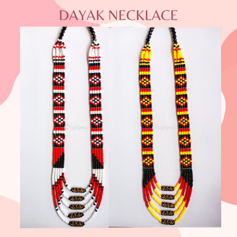 N01 - Dayak Sarawak Ethnic Necklace/ Rantai Tradisional Sarawak Handmade | Shopee Malaysia