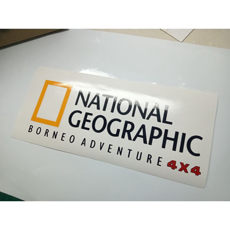 Decal sticker For 4x4 National Geographic Borneo Edition | Shopee Malaysia