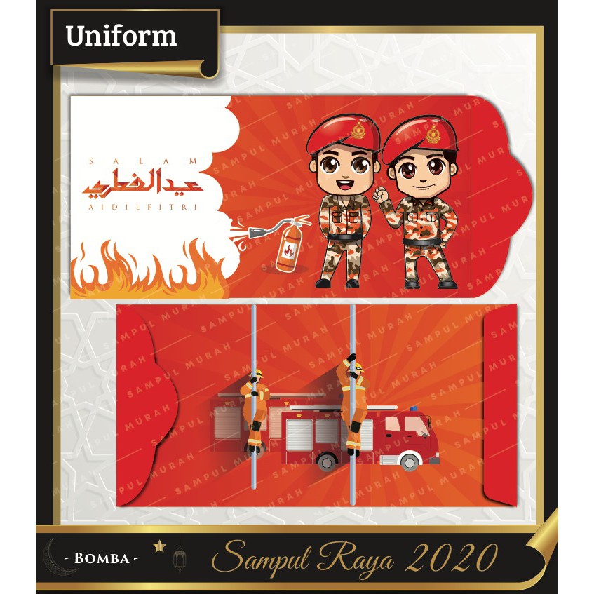 READY STOCK Sampul Duit Raya 2022 Design Kartun Animasi Limited Edition ...