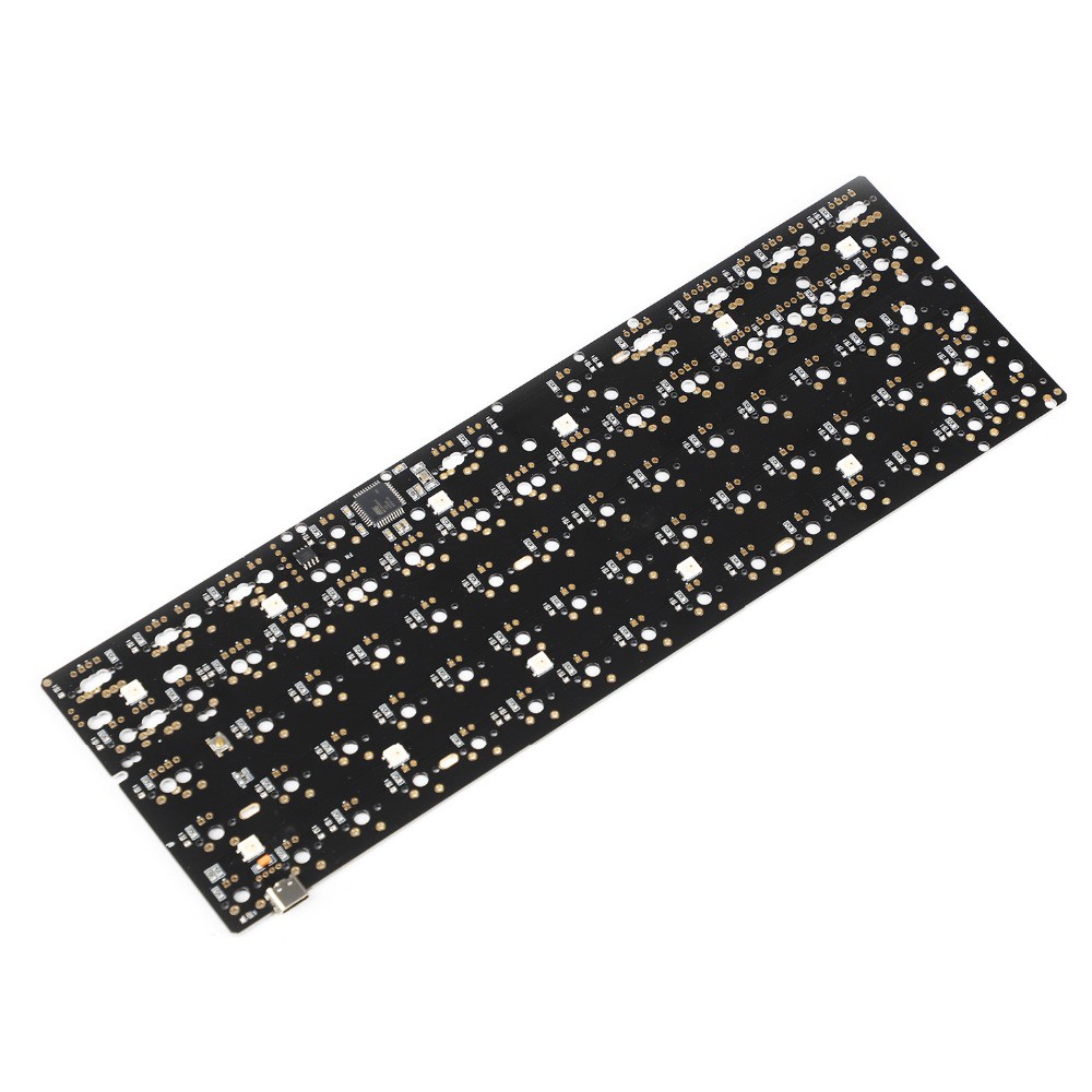 [YMDK/Stocks!] QMK VIA PCB 60% 61 64 Minila GH60 ANSI ISO Non Hotswap ...