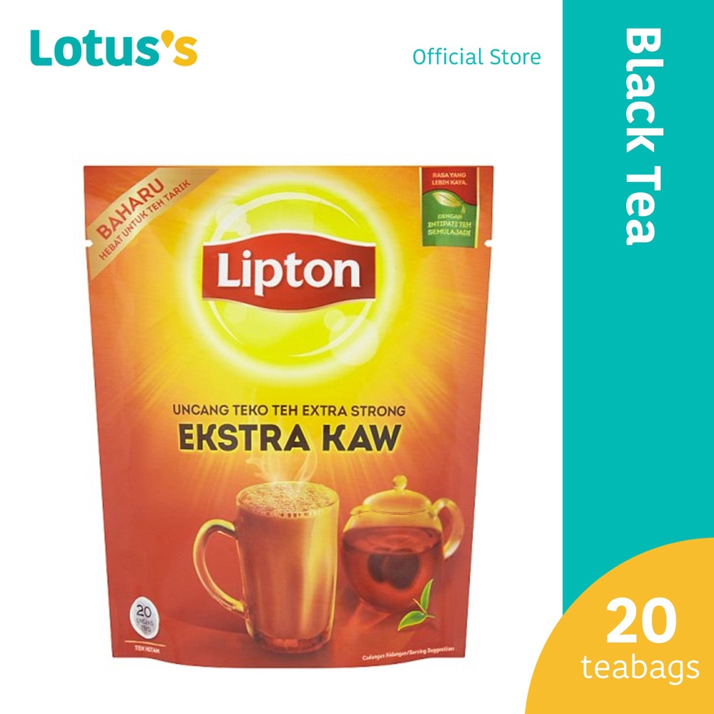 Lipton Yellow Label Extra Strong 20 Black Tea 46G | Shopee Malaysia