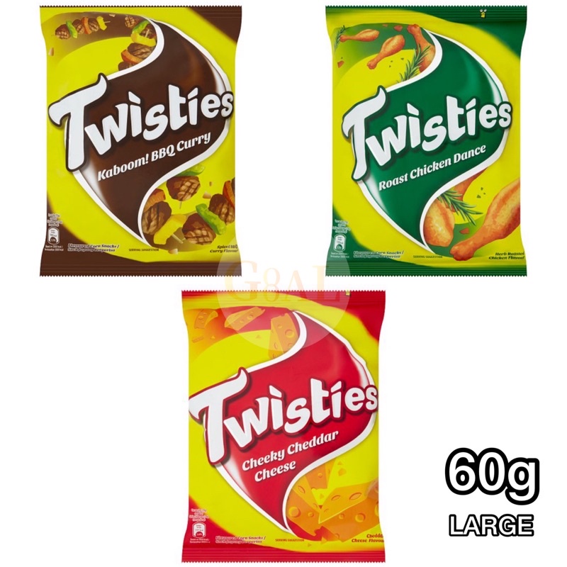 🇲🇾READYSTOCK SALES‼️ TWISTIES SNACKS BBQ ROASTED CHICKEN CHEESE 60G ...