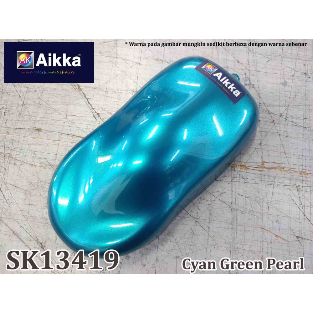 AIKKA SK13419 Cyan Green / Automotive Paint Basecoat / Car & Motor Body ...