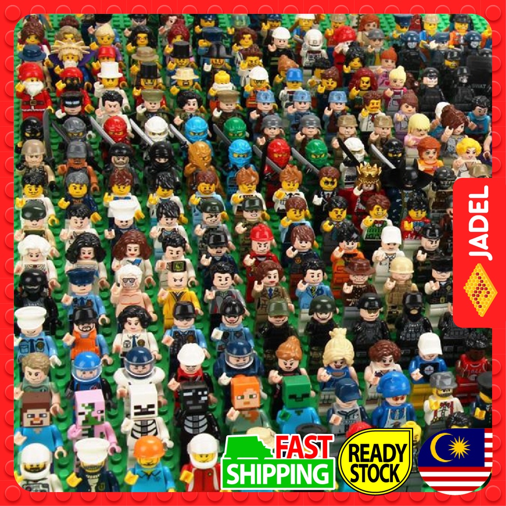 Mini figures Toys Racer Marvel Avenger Super Hero Police Army Officer ...