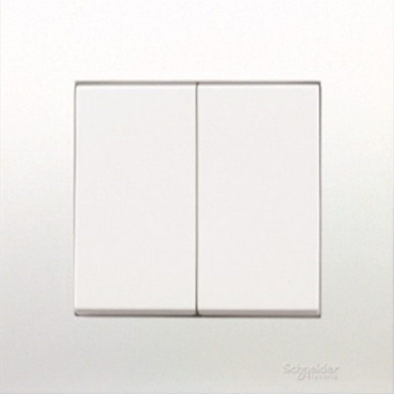 SCHNEIDER VIVACE 2GANG 2WAY FLUSH SWITCH (KB32_WE) | Shopee Malaysia