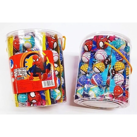 30 Pcs Chocolate Spiderman Choco Strip Chocolate/ Spiderman / Princess ...