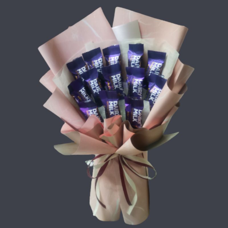 L size Bouquet Chocolate /KIT KAT/ CADBURY / Bunga Coklat / Bouquet ...