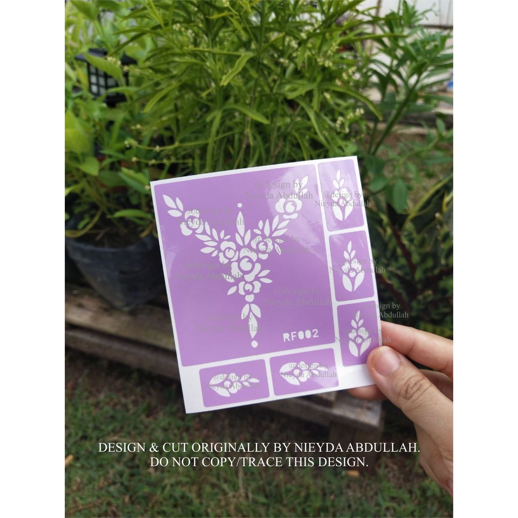 Sticker Inai Lukis Henna Stencil RAYA VERSION by Nieyda Abdullah ...