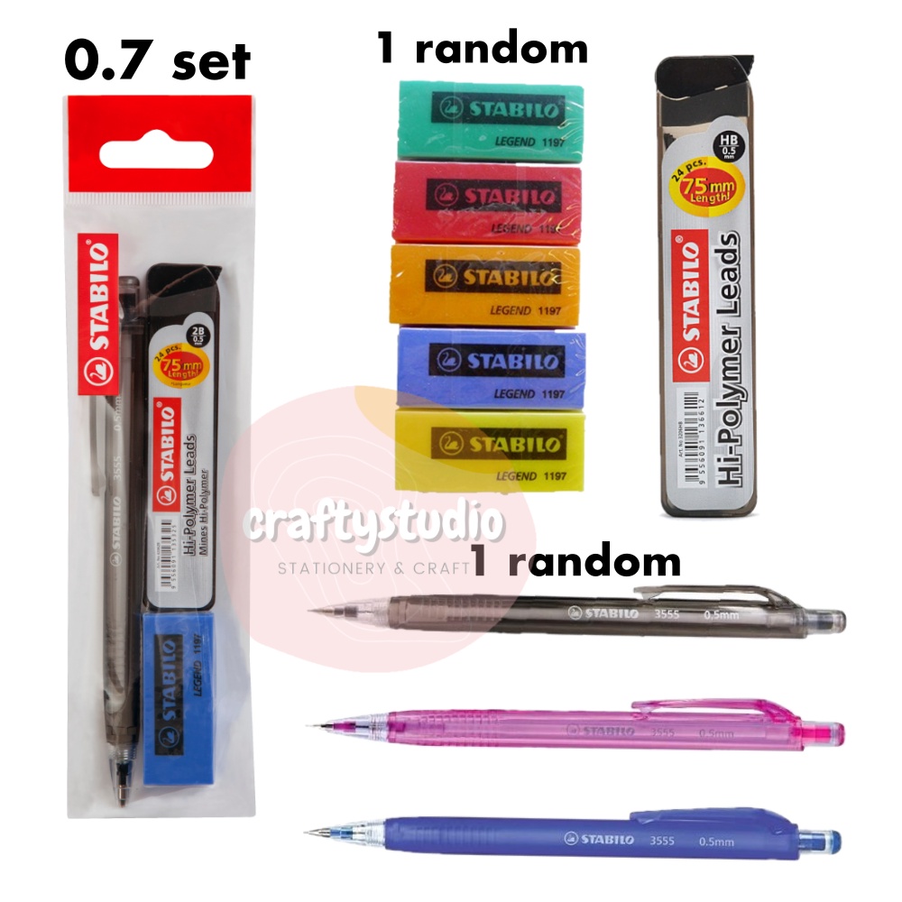 (2025 NEW) Stabilo Value Pack Back to School, 2B Pencil Set, Mechanical ...