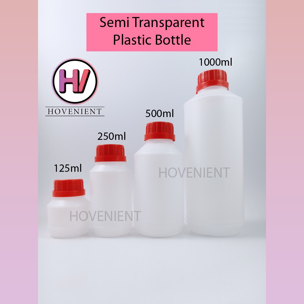 HDPE Bottle / HDPE Plastic Bottle / Heavy Duty [Semi Transparent/Opaque ...