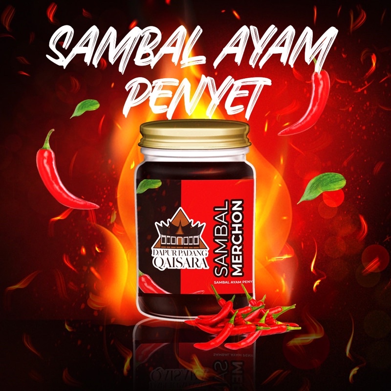 Sambal Ayam Penyet Merchon Sambal Ayam Ijo Padu Shopee Malaysia